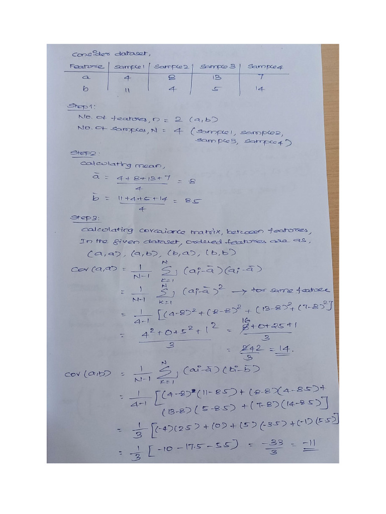 PCA Solved | PDF
