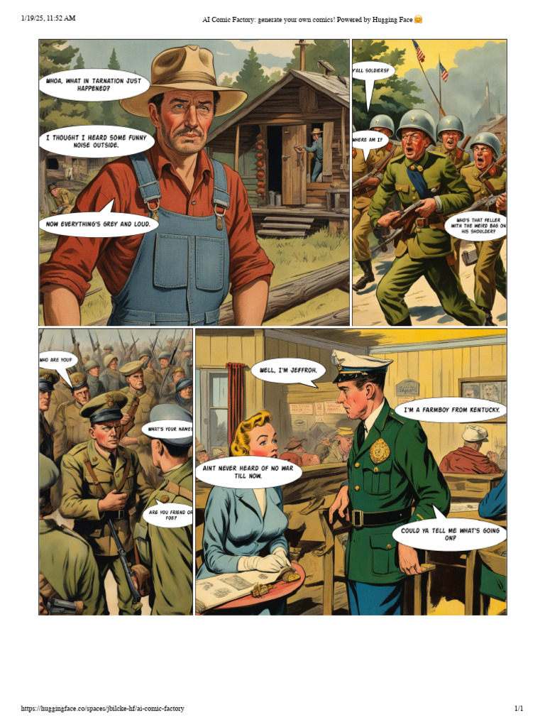AI Comic Factory - A Hugging Face Space by Jbilcke-Hf | PDF
