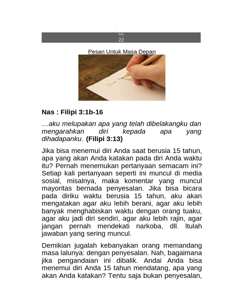 masa depan | PDF