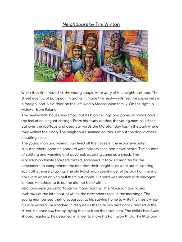 Neighbours by Tim Winton | PDF