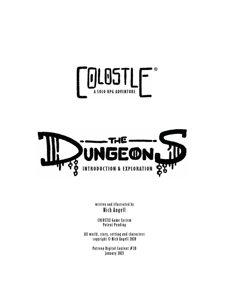 Colostle - Dungeons (No Cover) - EHfFWG | PDF