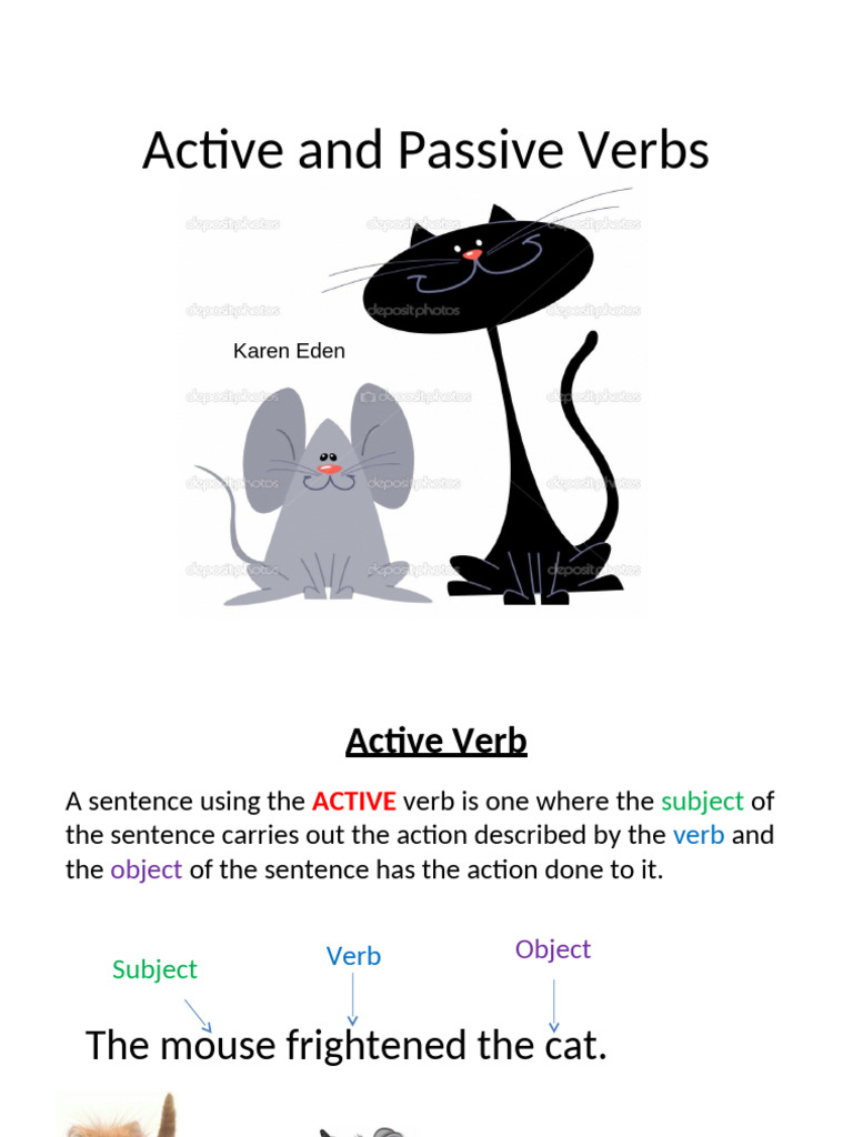 Understanding Active and Passive Verbs | PDF