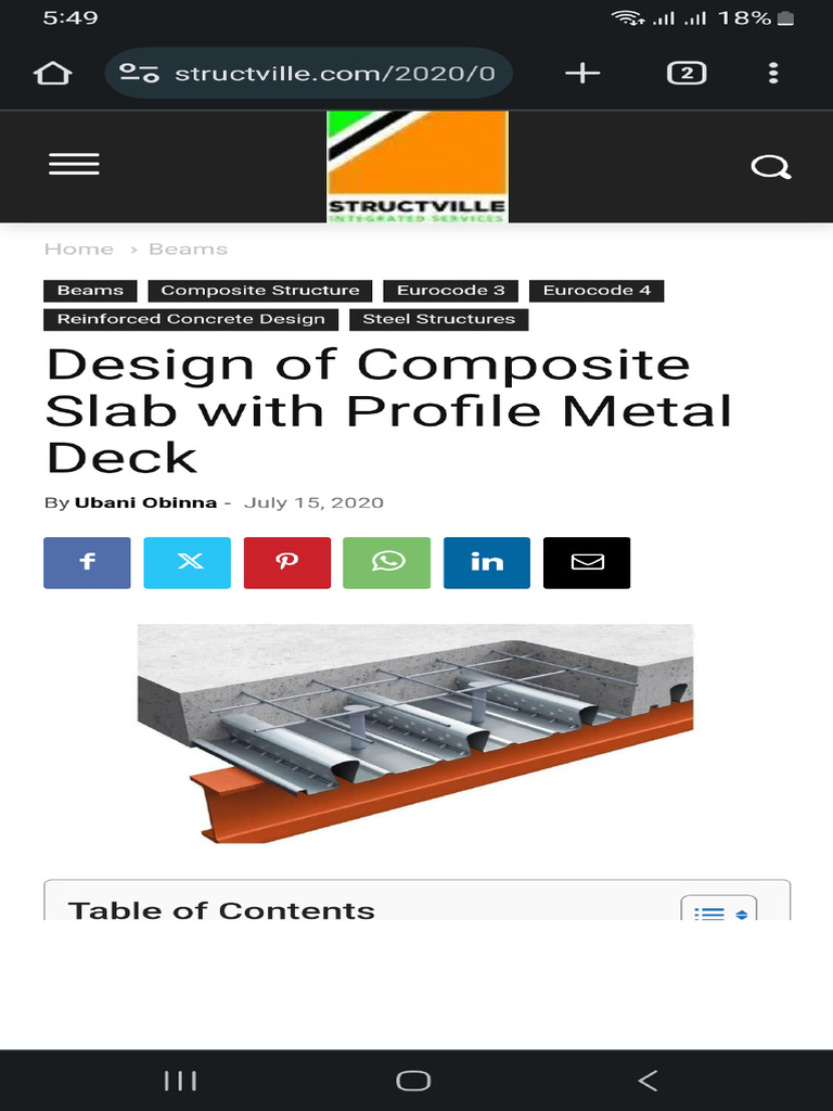 Example of Steel Concrete Composit Structure(Miku) | PDF