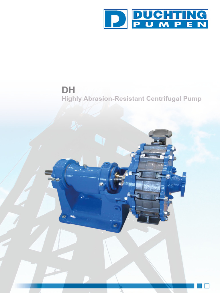 DH-Series Abrasion-Resistant Pumps | PDF | Pump | Mining