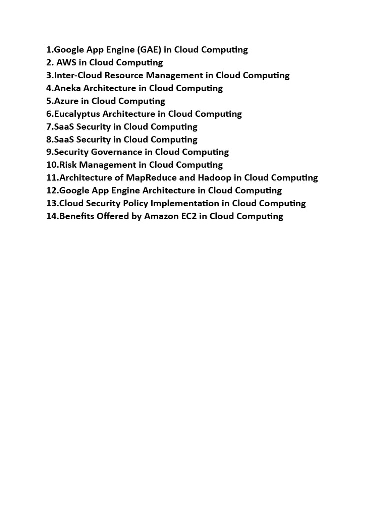 Cc mid 2 extra | PDF | Cloud Computing | Apache Hadoop