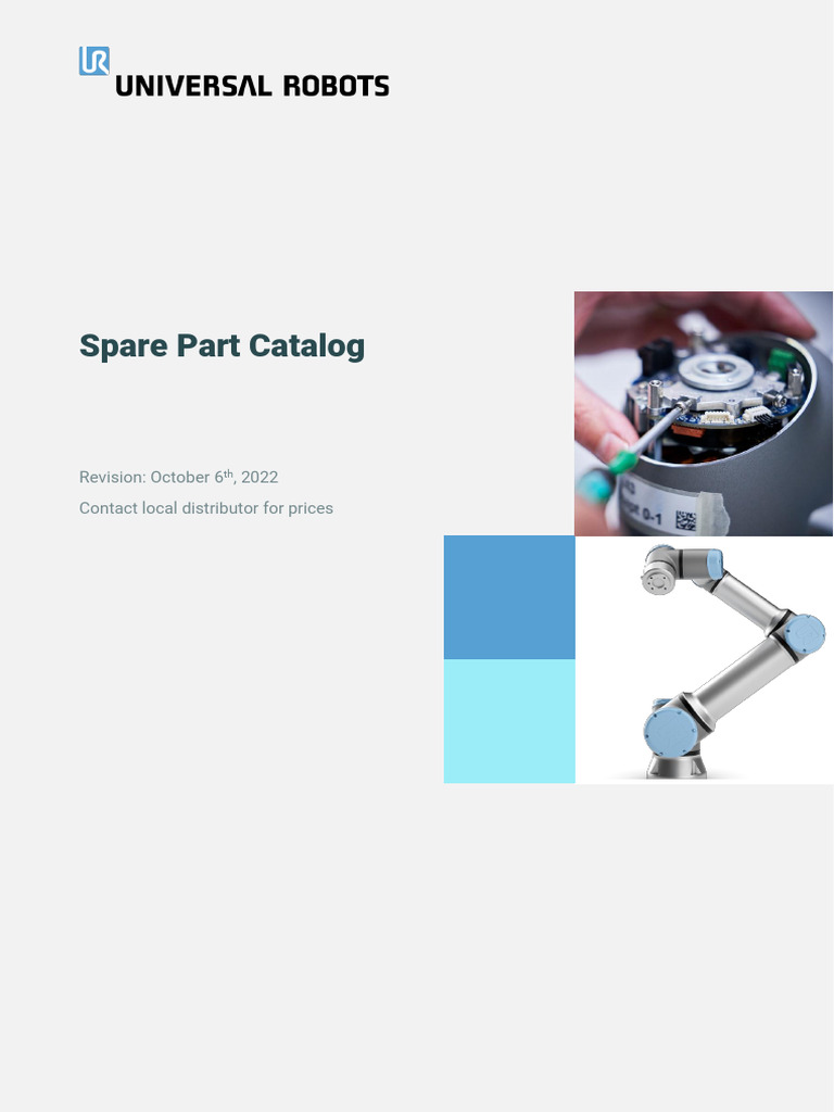 Universal Robots Spare Parts Catalog | PDF | Electrical Connector ...