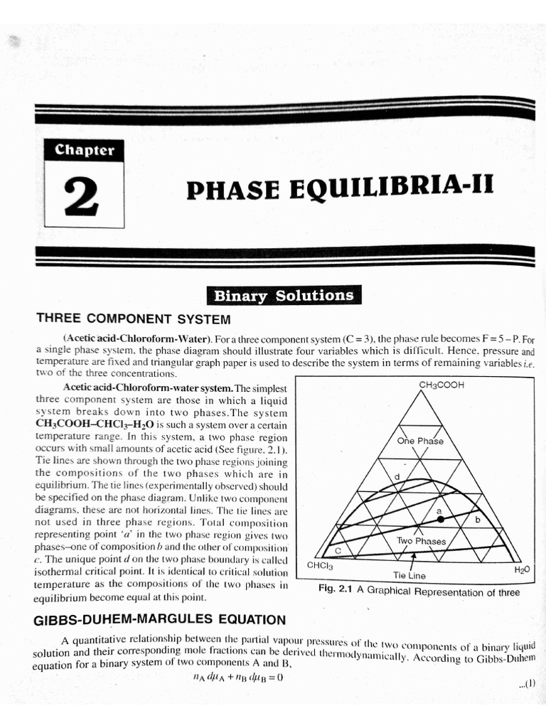Phase Equilibria 2 | PDF