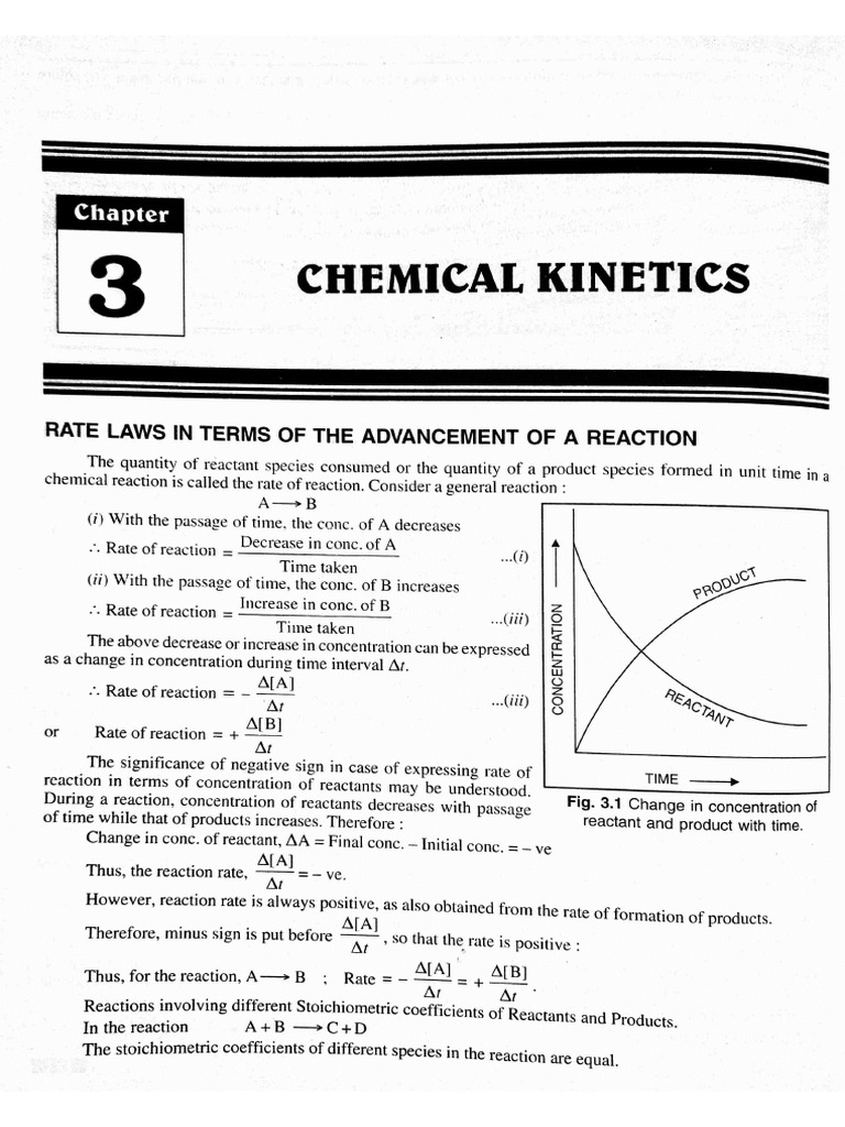 Chemical Kinetics | PDF