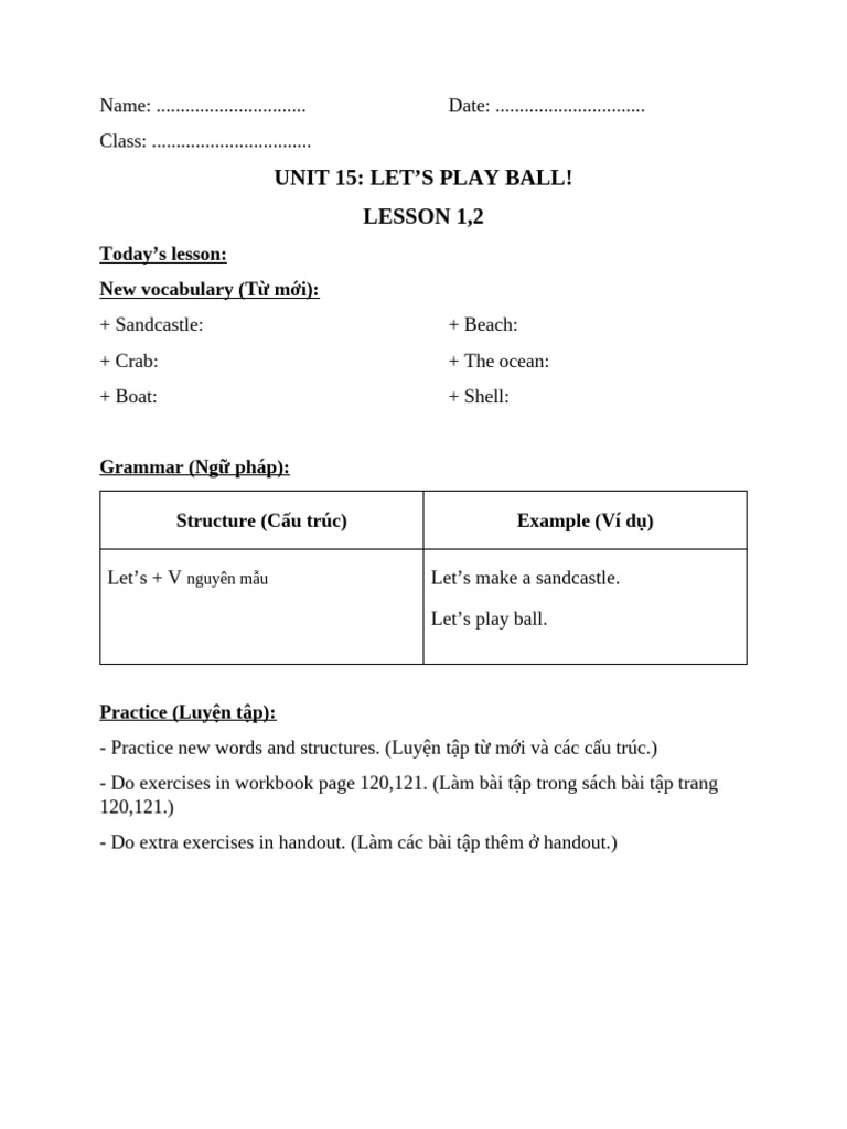 L P 2 - 14-1 - Unit 15 Lesson 1,2 | PDF