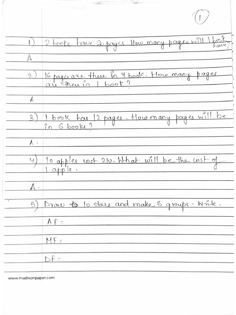 Grade 3 - Maths Practice-Div N Mul | PDF