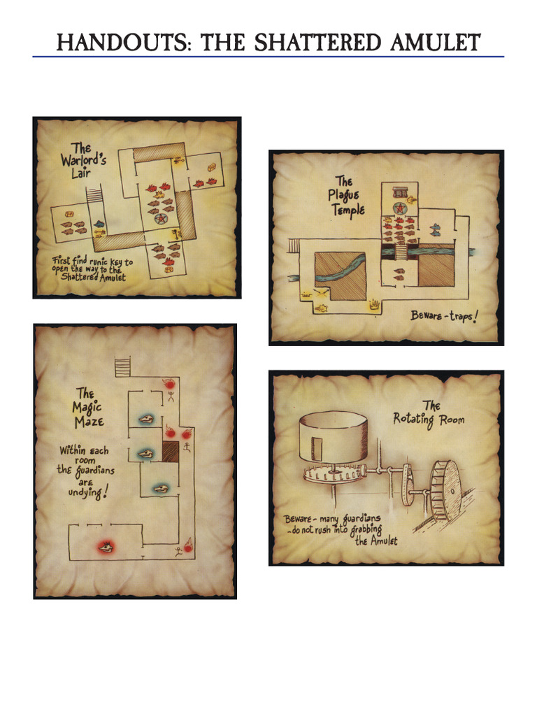 Handouts Shattered Amulet | PDF