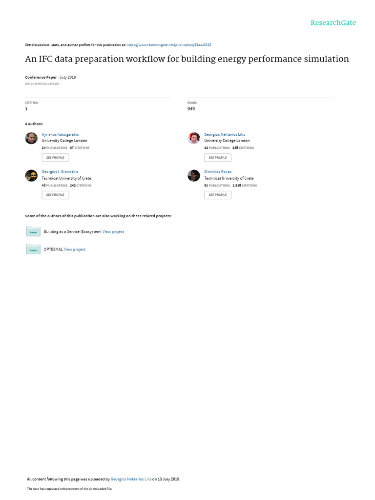 IFC Workflow for Energy Simulation | PDF | Class (Computer Programming) | Building Information ...