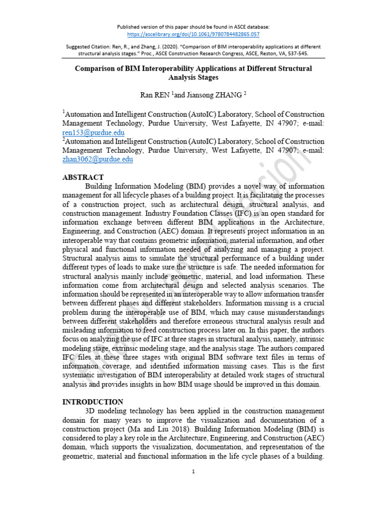 Comparison of BIM Interoperability Applications | PDF | Building Information Modeling ...