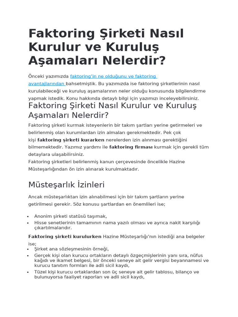 Kuruluş Makale | PDF
