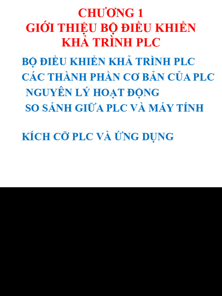 Slide Bai Giang PLC | PDF
