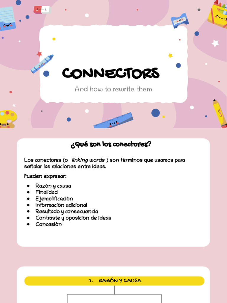 Understanding Connectors and Their Uses | PDF