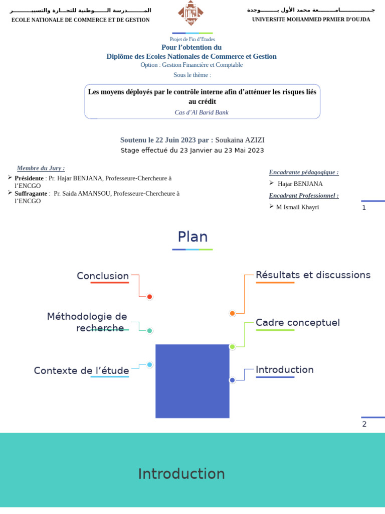 Rapport de Stage | PDF | Risque | Contrôle interne