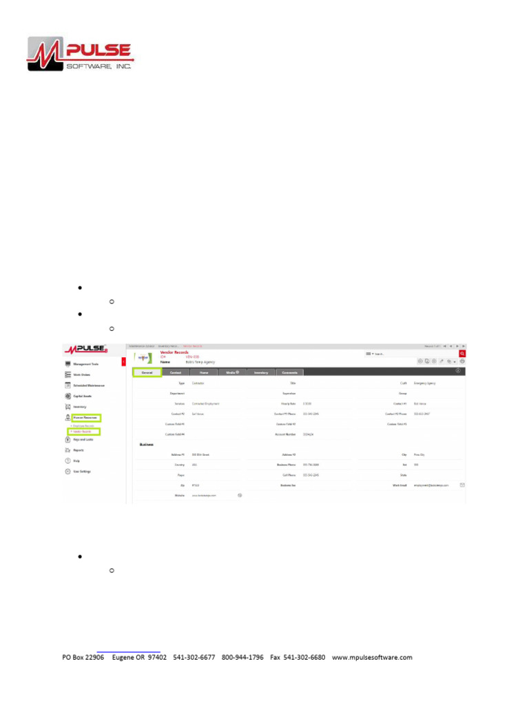 Manage Vendor Records Guide | PDF