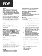 Article 1767 - 1867 Summary | PDF | Partnership | Law Of Agency