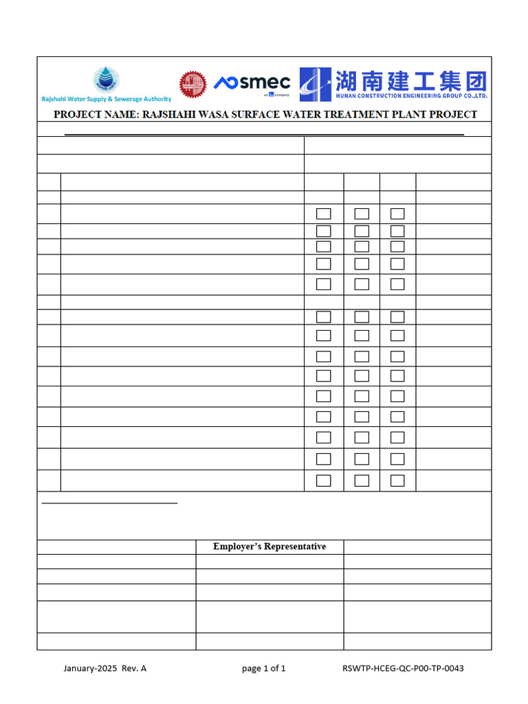 Pipeline Cleaning and Grubbing Checklist | PDF