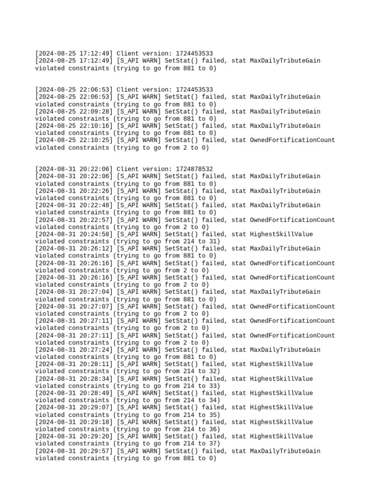 apiwarning_log | PDF | Computing | Data Management
