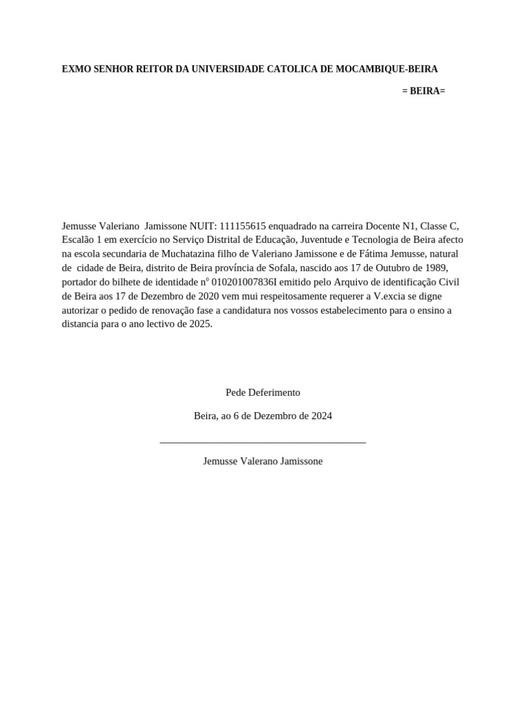 carta uCM 2025 | PDF
