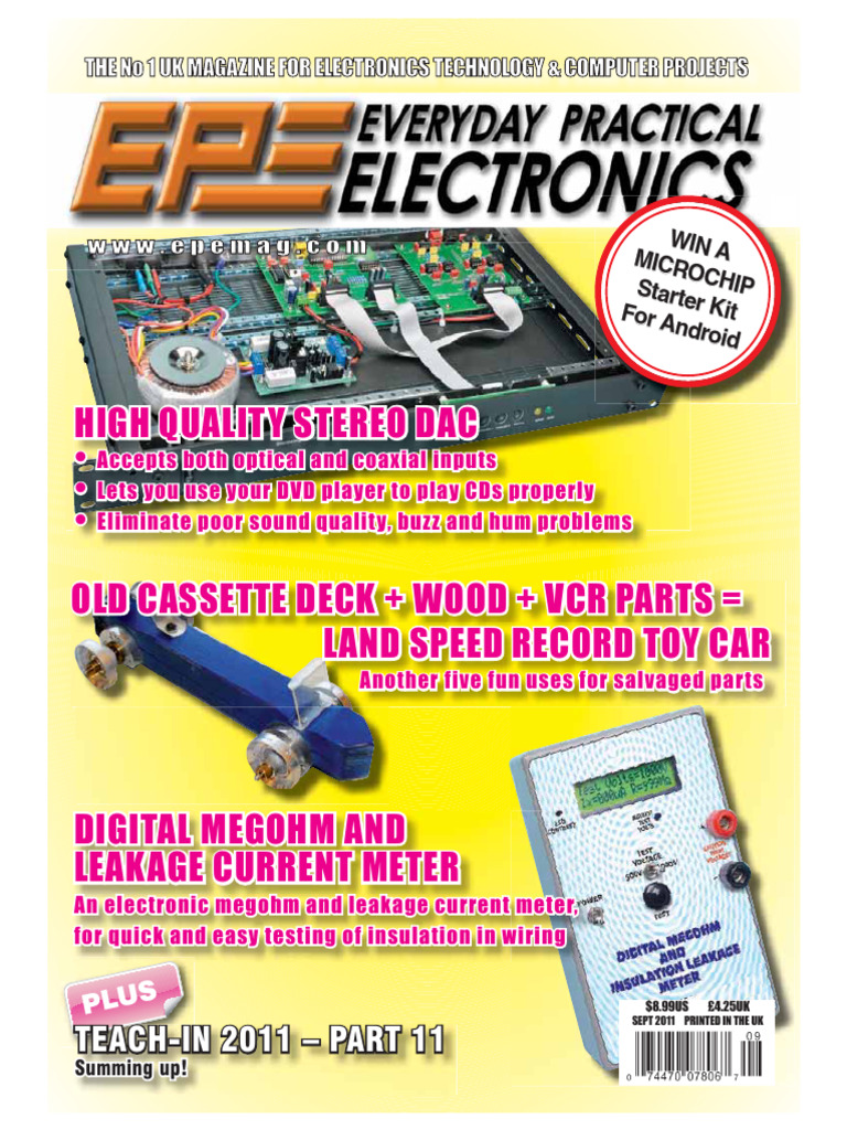 Everyday Practical Electronics 2011-09 | PDF | Usb | Microcontroller