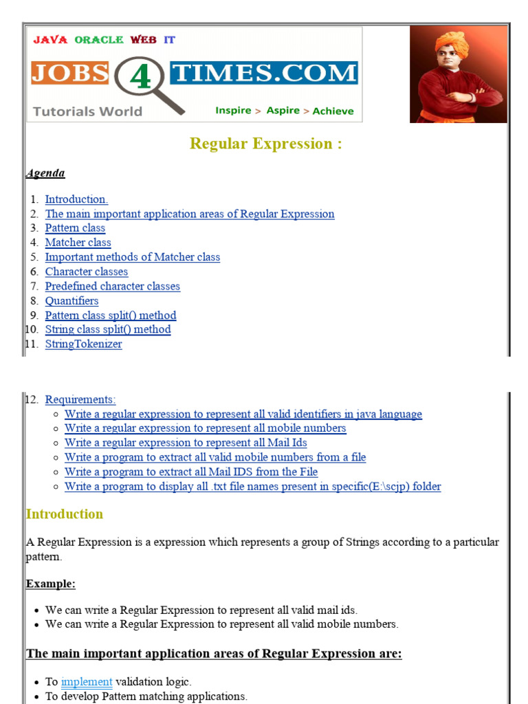 Regular Expression-1 | PDF | Regular Expression | Software Engineering