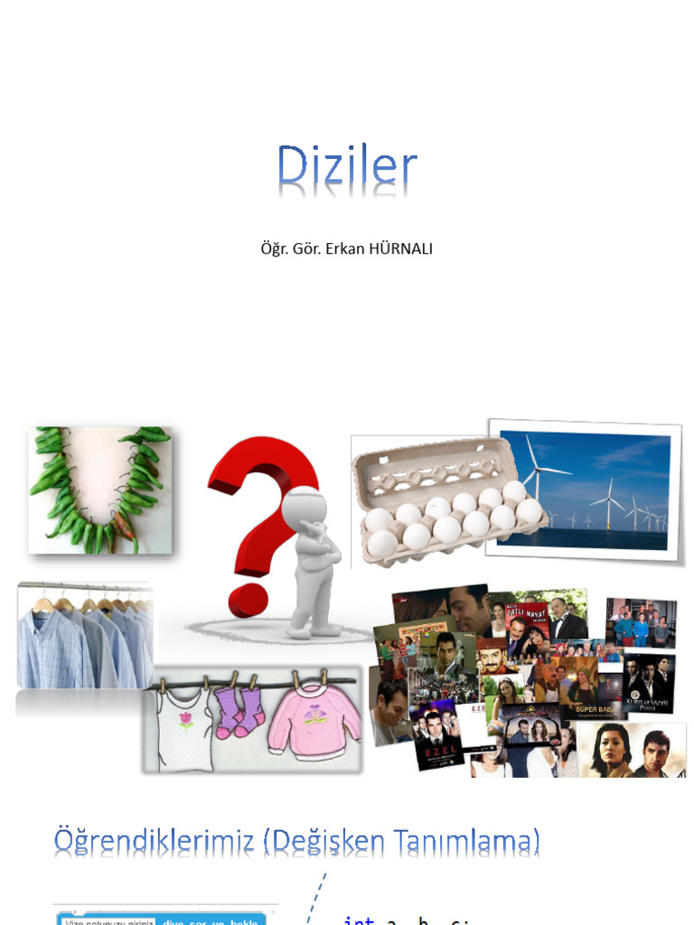 Sunu Diziler | PDF