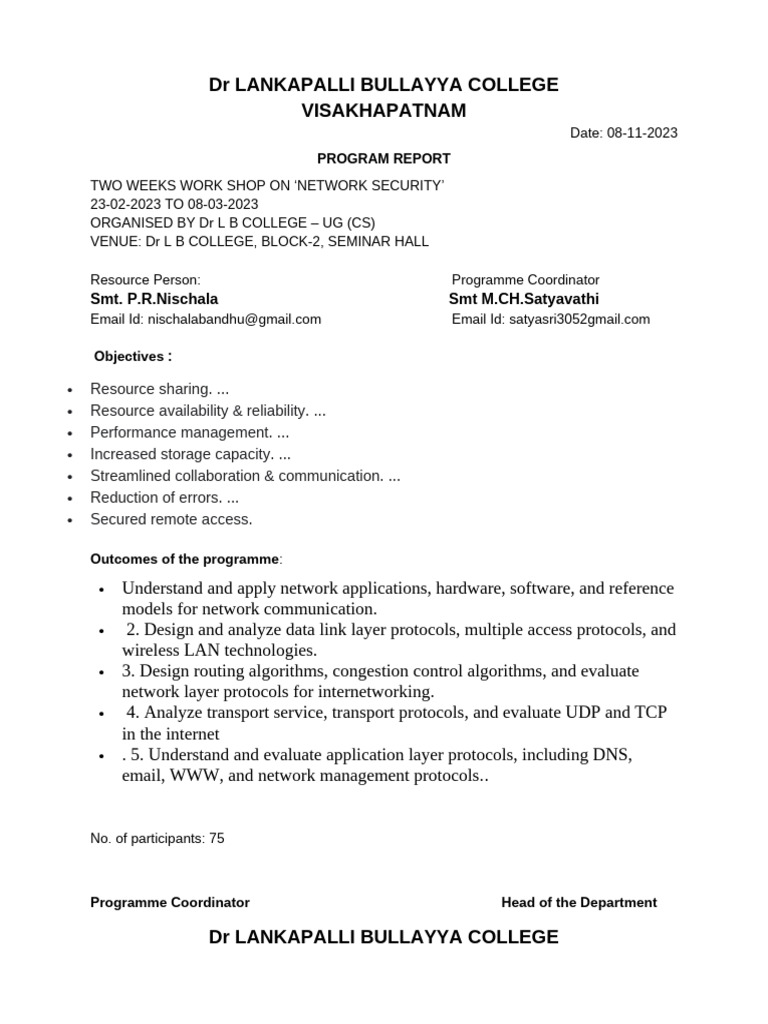 PROGRAM Report Network | PDF | Computer Network | Internet Protocol Suite