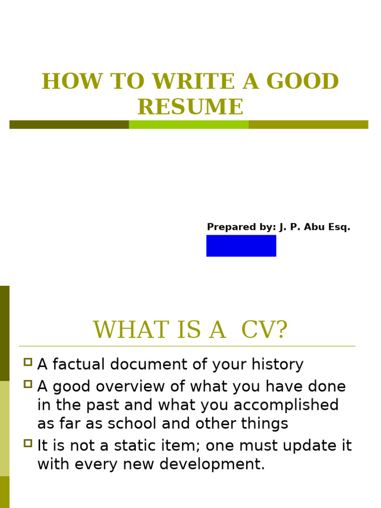 Effective Resume Writing Guide | PDF | Résumé | Human Communication