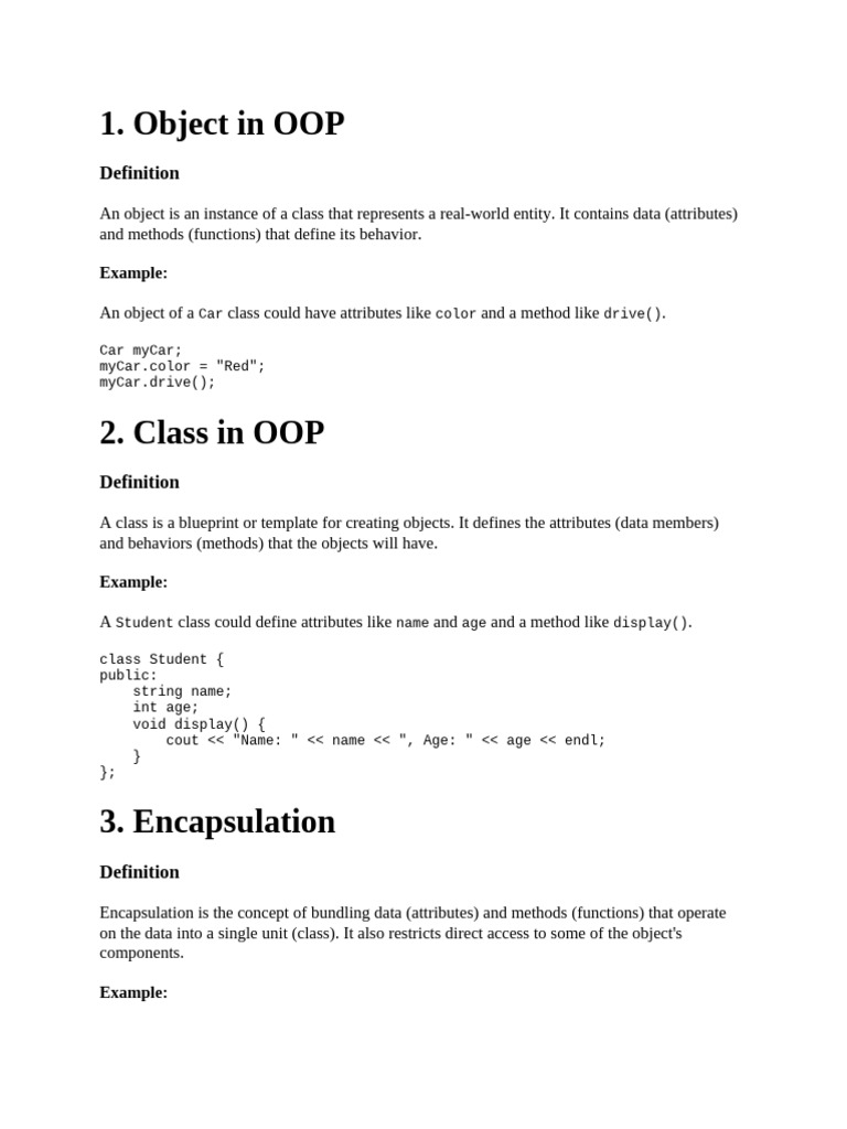 New OOP | PDF | Class (Computer Programming) | Pointer (Computer ...
