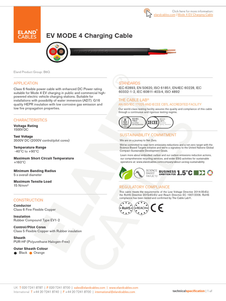 ev-mode-4-charging-cable | PDF | Electromagnetism | Electric Power