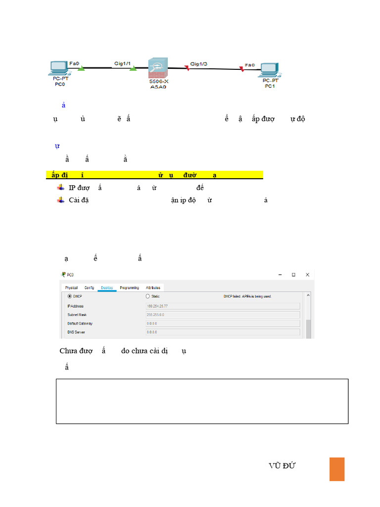 Asa - 7. DHCP B4 | PDF