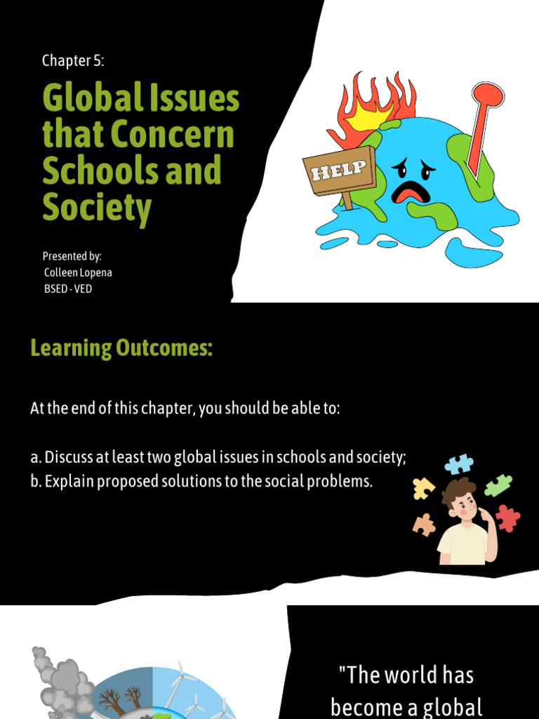 Chapter 5 - Global Issues That Concern Schools and Society | PDF ...