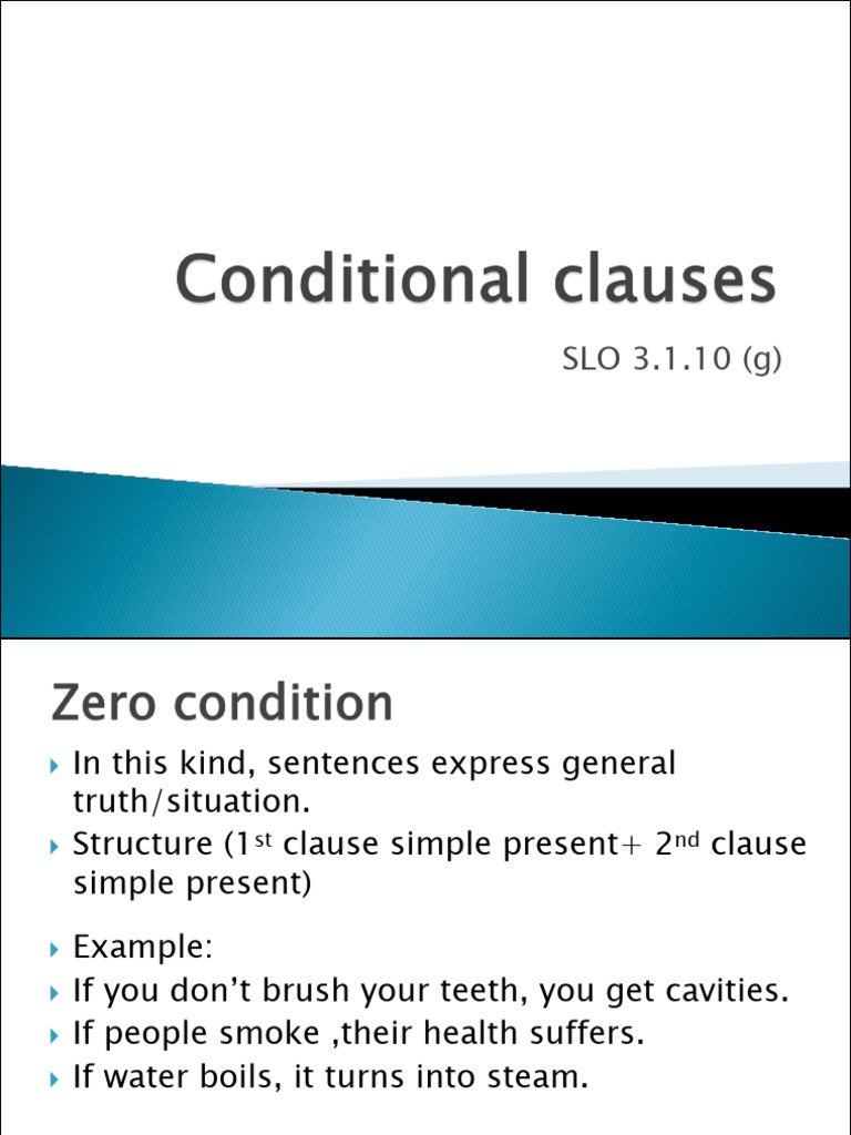 Understanding Conditional Clauses | PDF