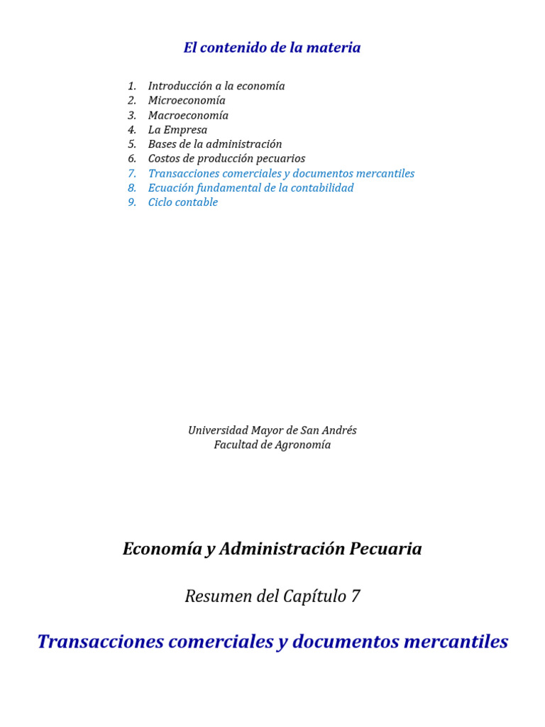 Cap 7 Transacciones y Doc Merc | PDF | Factura | Cheque