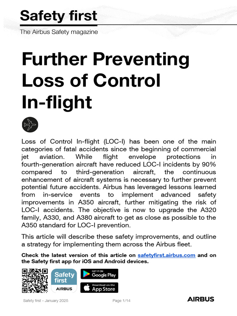 Further Preventing Loss of Control in Flight | PDF | Aircraft | Aviation