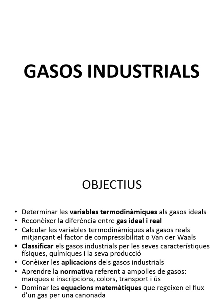 Gasos Industrials | PDF