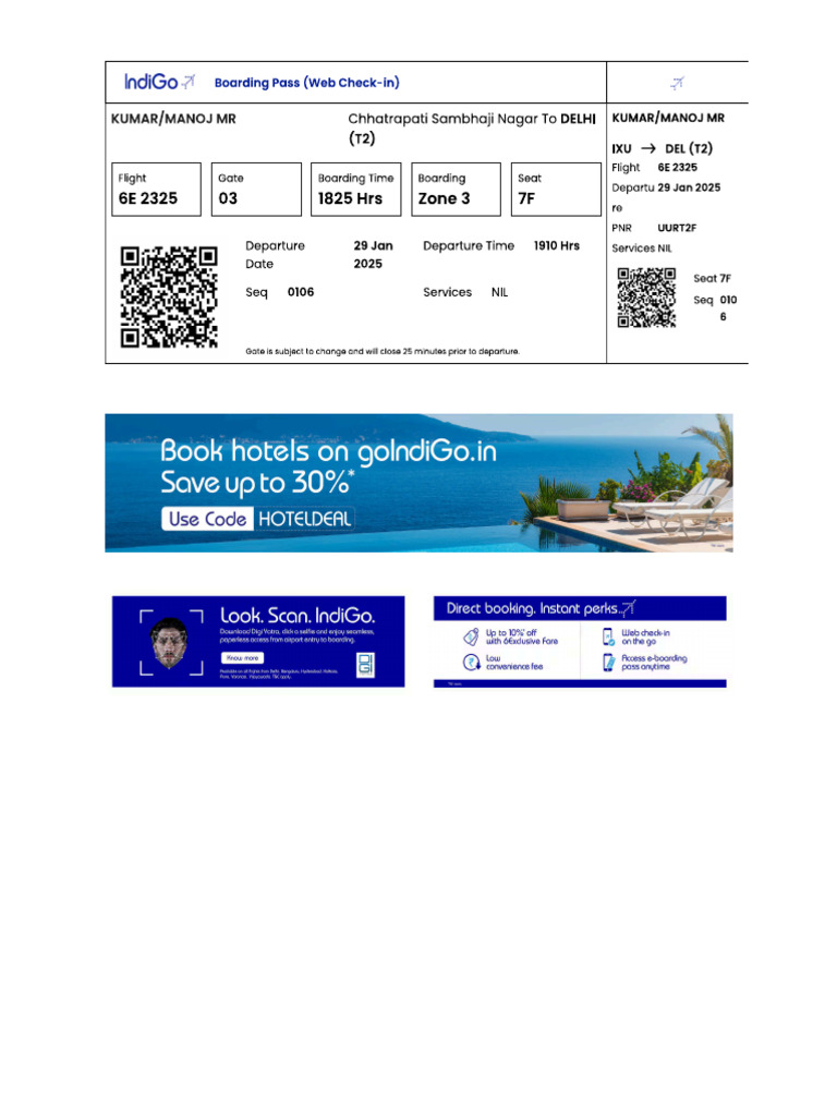 Boarding Pass | PDF
