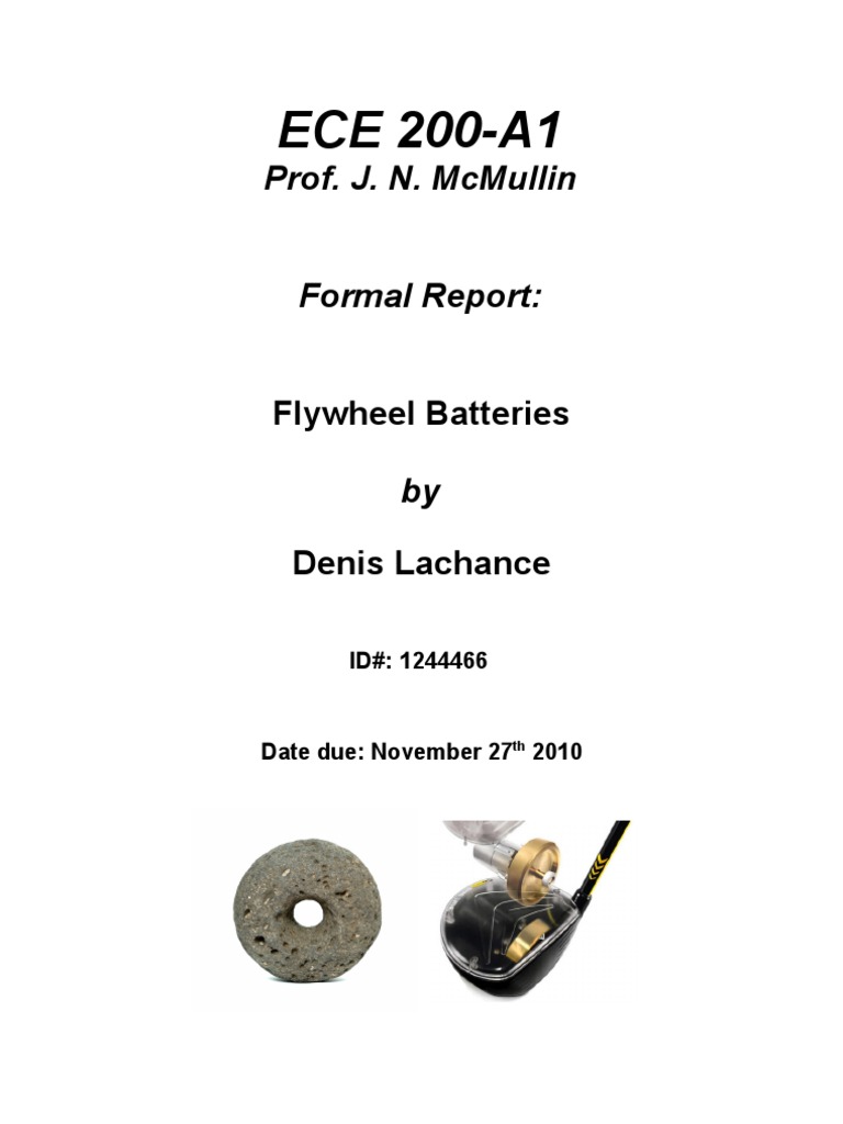 A Chronological Exploration of Flywheel Batteries: Analyzing the ...