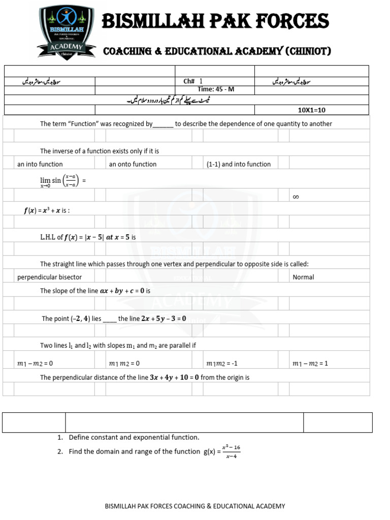 2nd Year Math 2-2 CH Tests | PDF | Euclidean Vector | Mathematical Objects