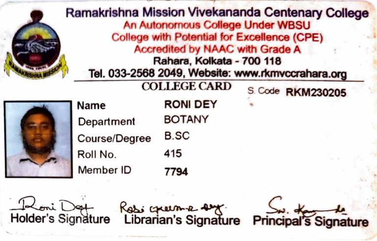 Librarian's Signature Principal's | PDF
