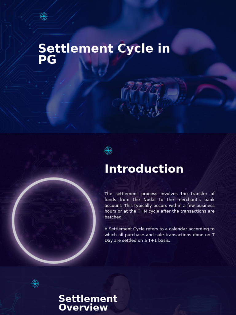 Settlement Cycle in PG | PDF