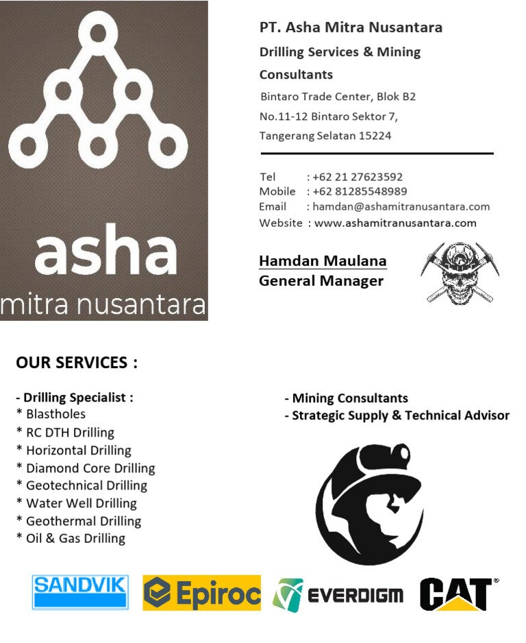 Name Card Asha_Hamdan Maulana 02 | PDF