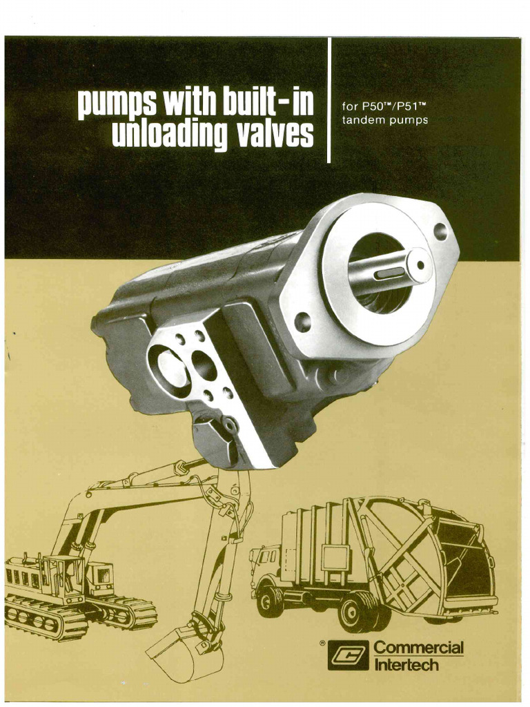 Commercial-Hydraulics - Pumps With Unloading Valves | PDF