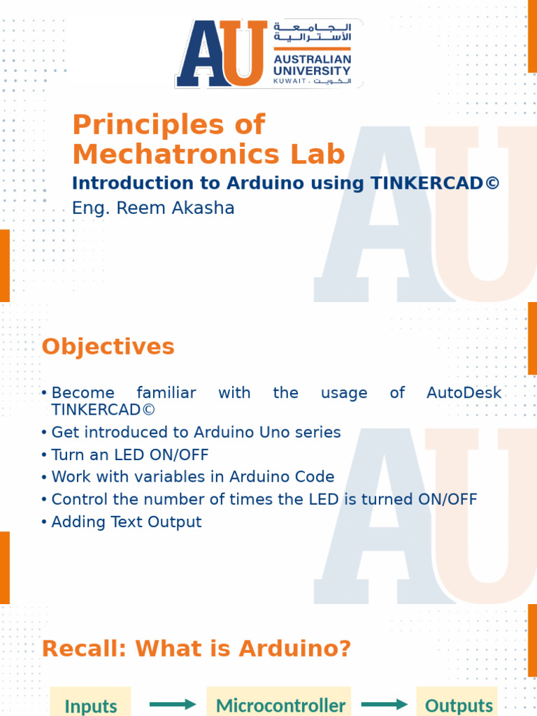 Arduino Introduction Functions YA Spring 25 | PDF | Arduino | Software ...