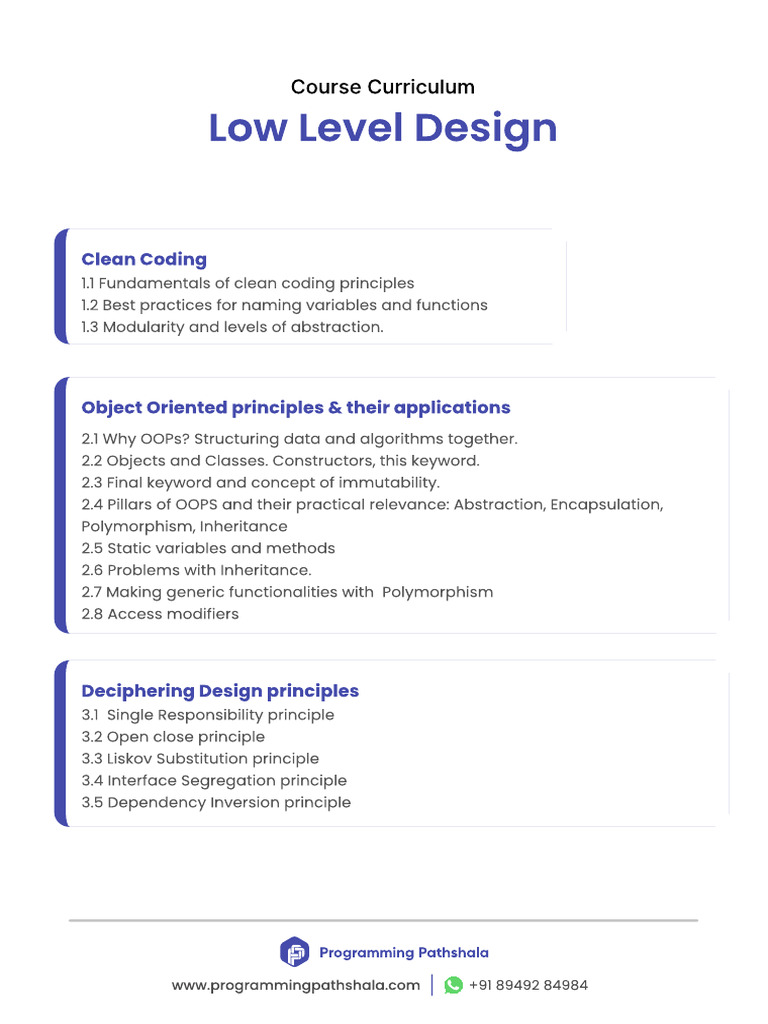 LowLevelDesignConcurrencyCurriculum 83cab86d00c56a67a978 | PDF | Thread ...