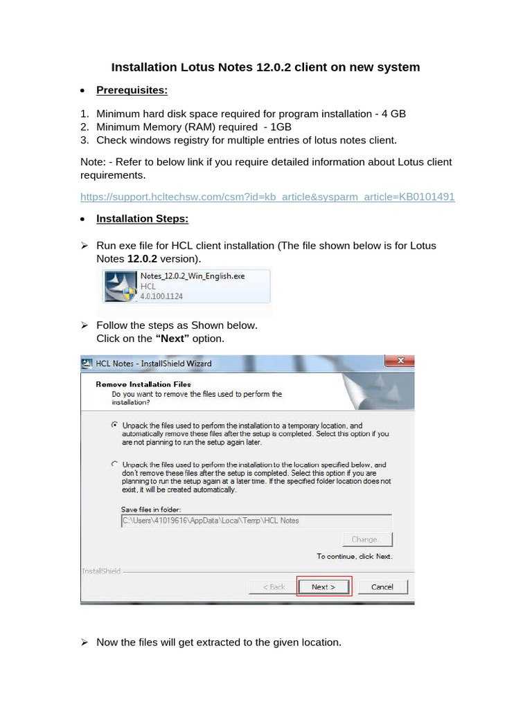 SOP of Domino HCL Notes Version 12 | PDF | Computer File | User (Computing)