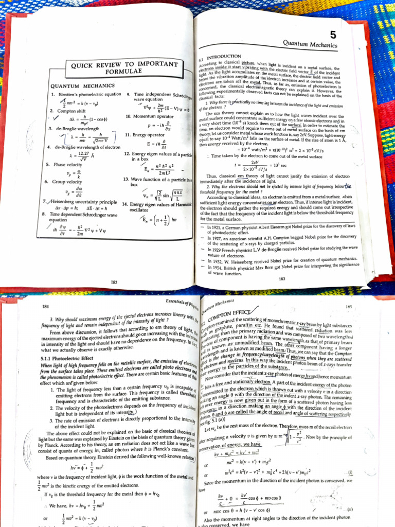 Quantum Mechanics | PDF | Electron | Photoelectric Effect